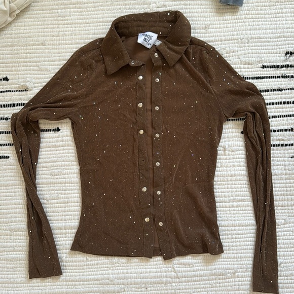 Princess Polly | Tops | Sheer Princess Polly Top | Poshmark